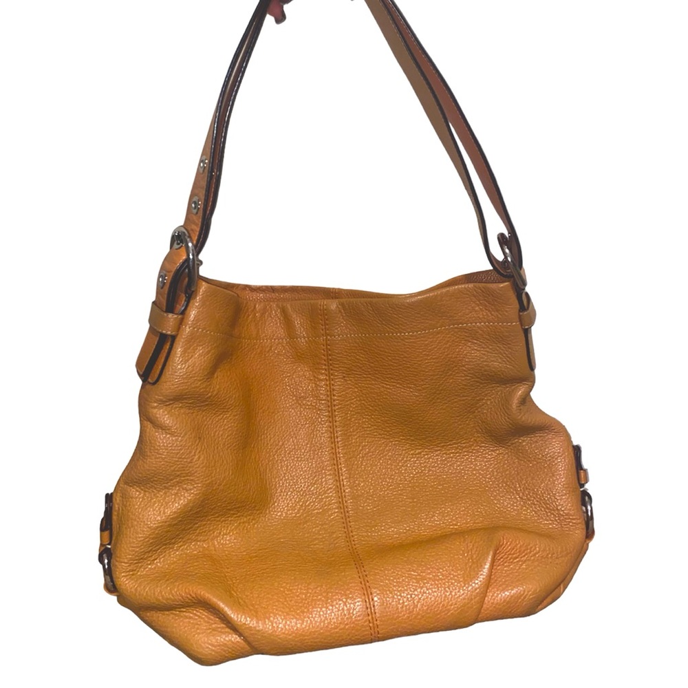 Coach F15064 Leather Duffle Pebbled Leather Bucket Ba… - Gem